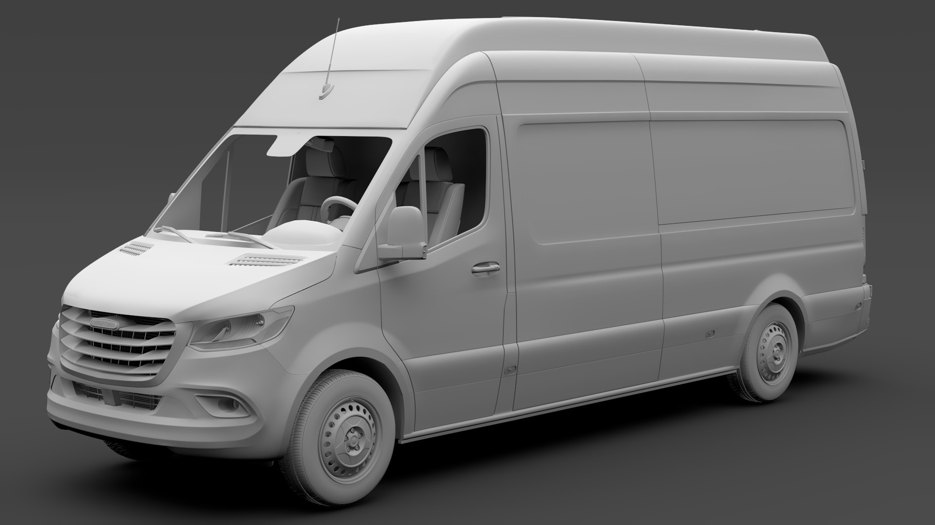 Freightliner Sprinter Panel Van 3D Model - TurboSquid 1372292