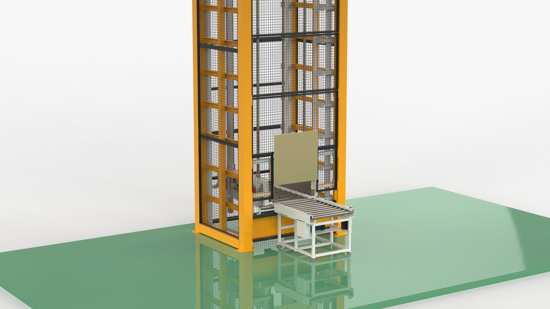 Logistics Factory Reciprocating Elevator 3D Model - TurboSquid 1980009