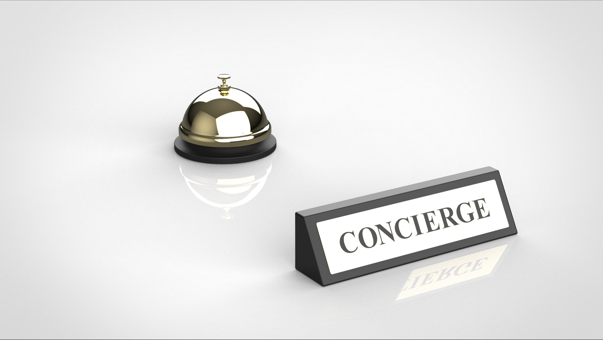 Bell concierge model - TurboSquid 1669723