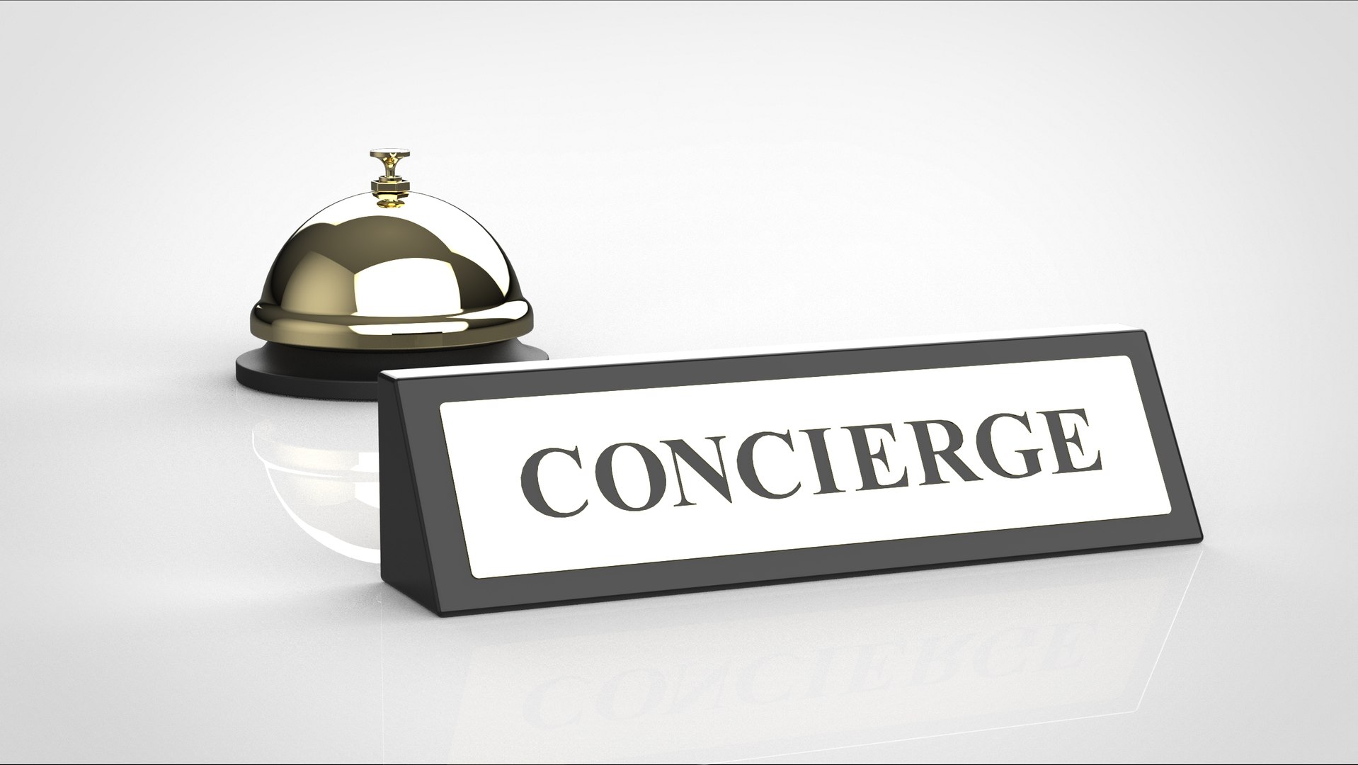 Bell concierge model - TurboSquid 1669723