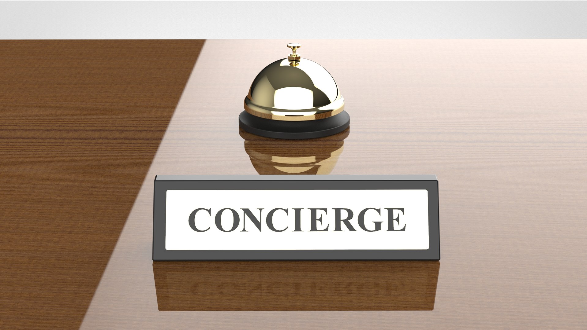 Bell concierge model - TurboSquid 1669723