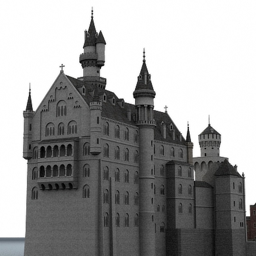 Castle Neuschwanstein 3d Model
