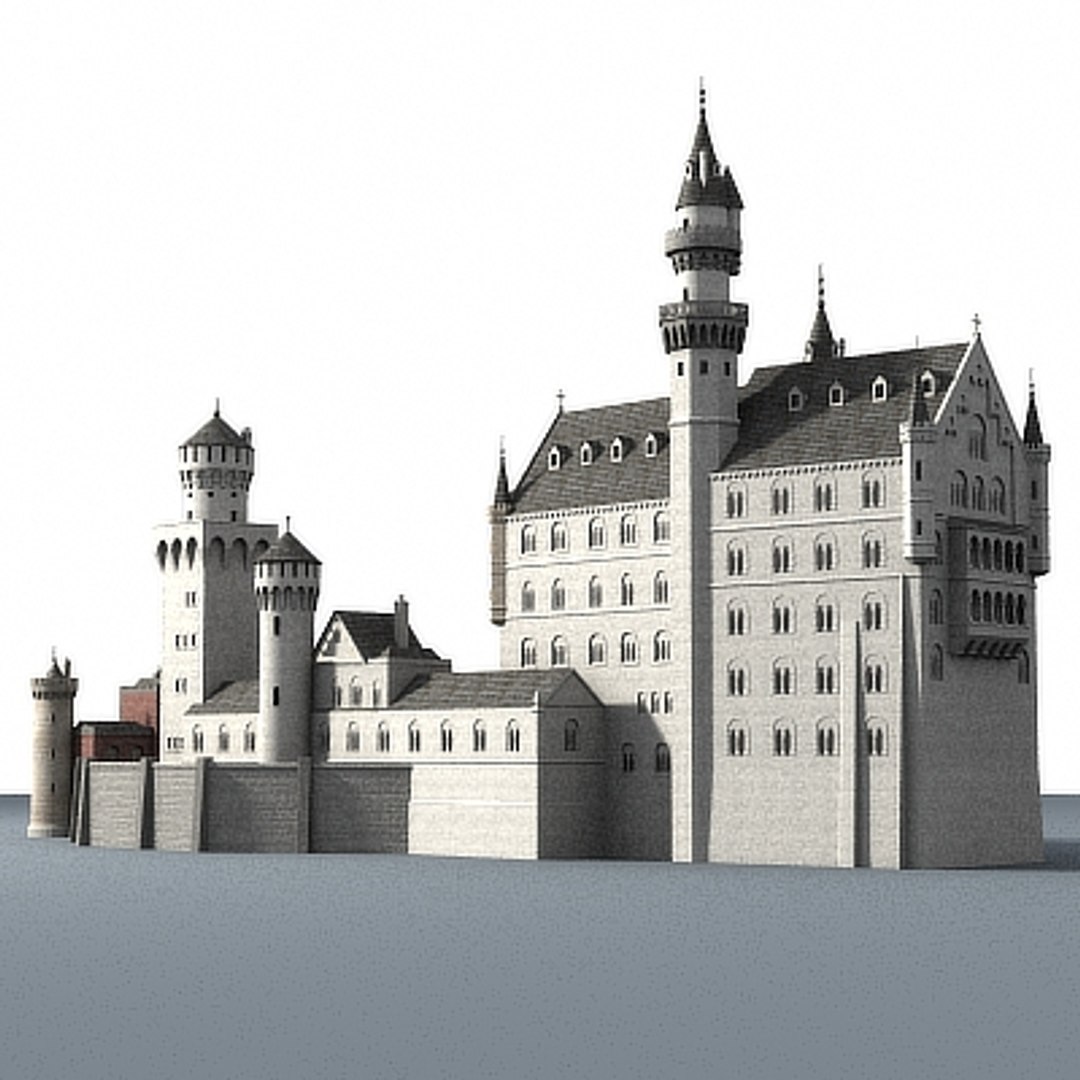 Castle Neuschwanstein 3d Model