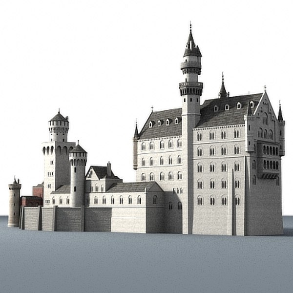 castle neuschwanstein 3d model