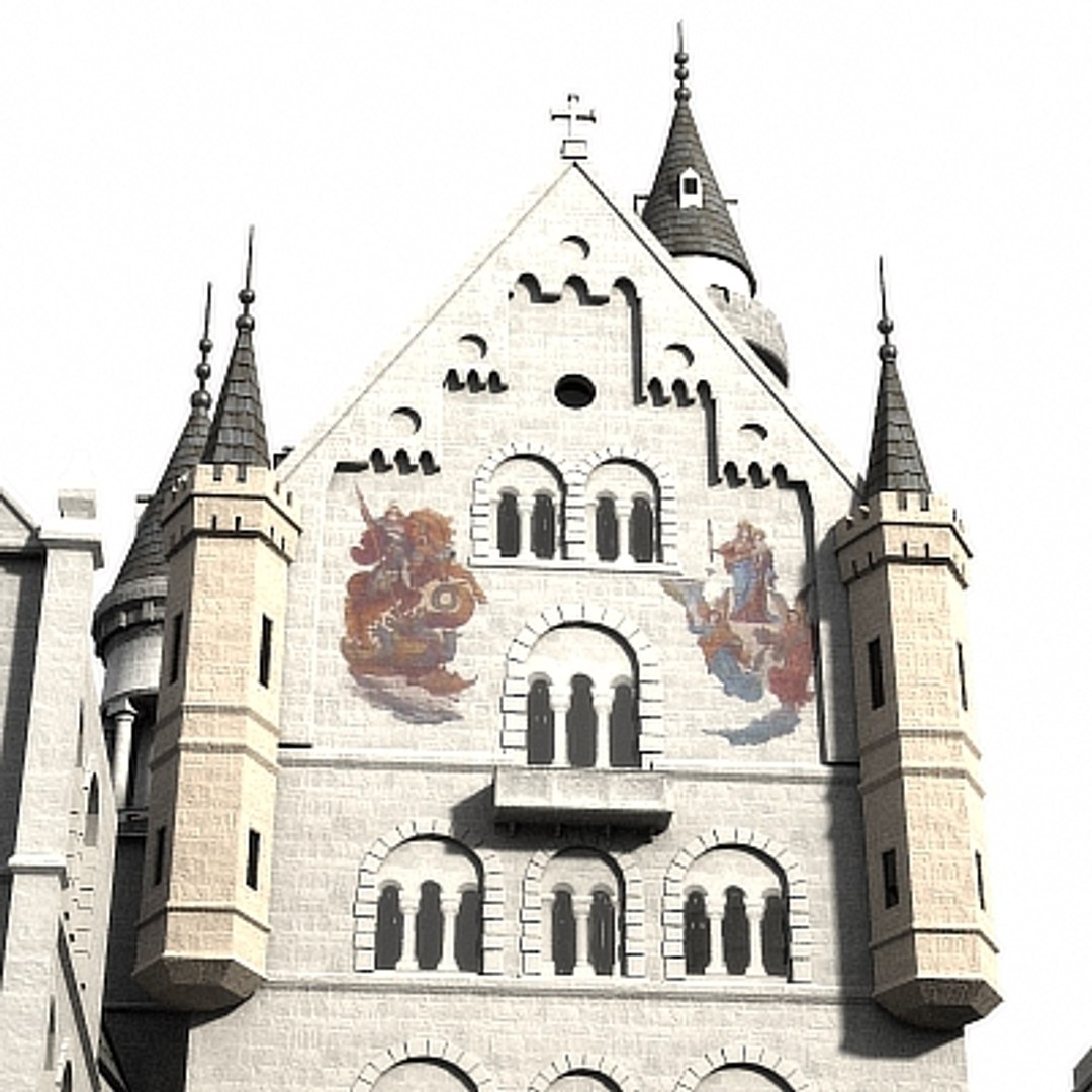 Castle Neuschwanstein 3d Model
