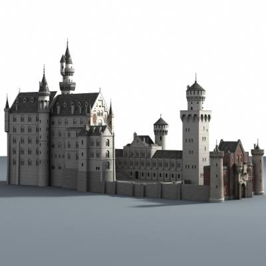 Castle Neuschwanstein 3d Model