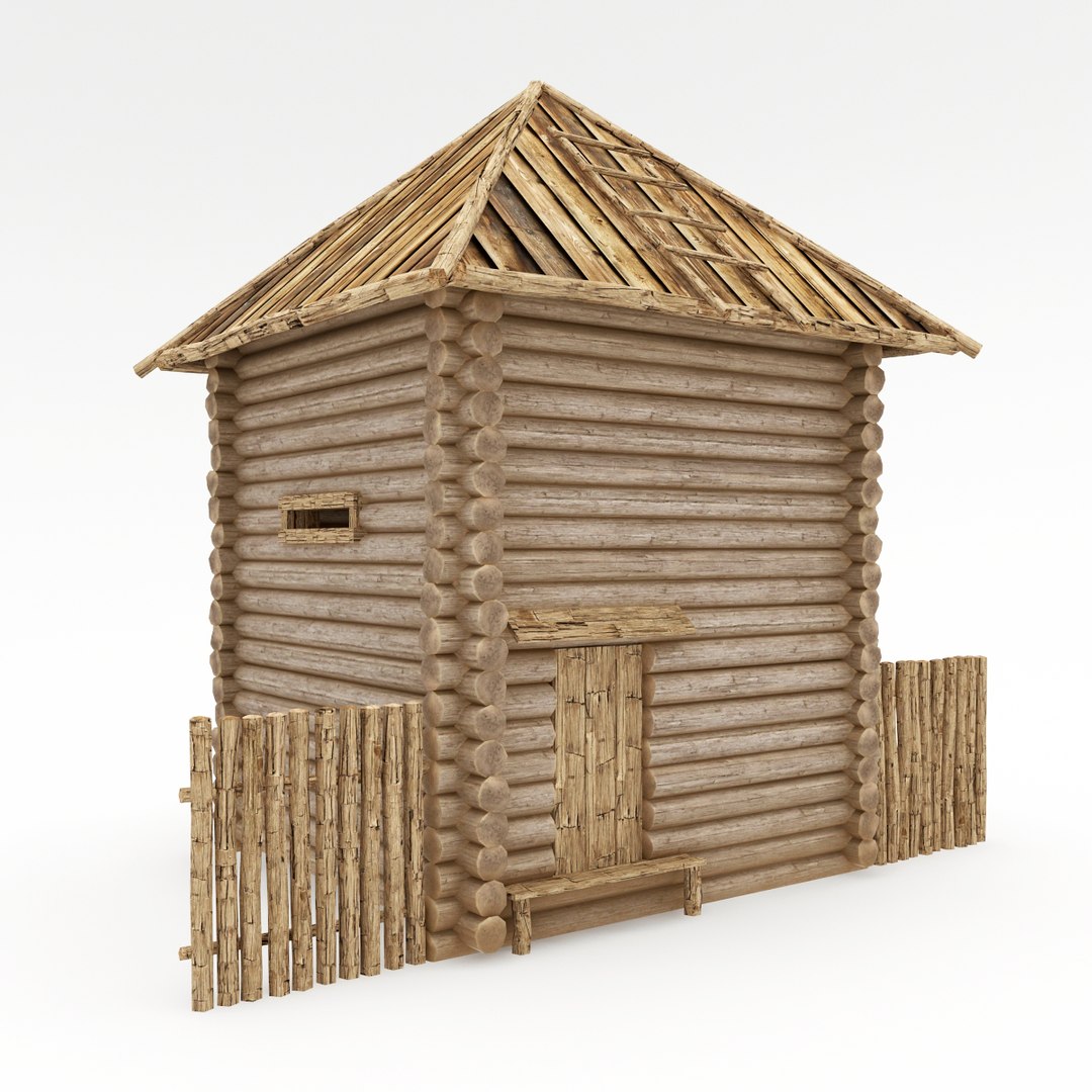 log 3d model