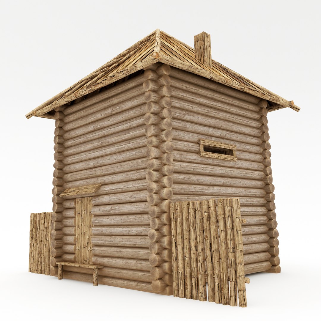 log 3d model