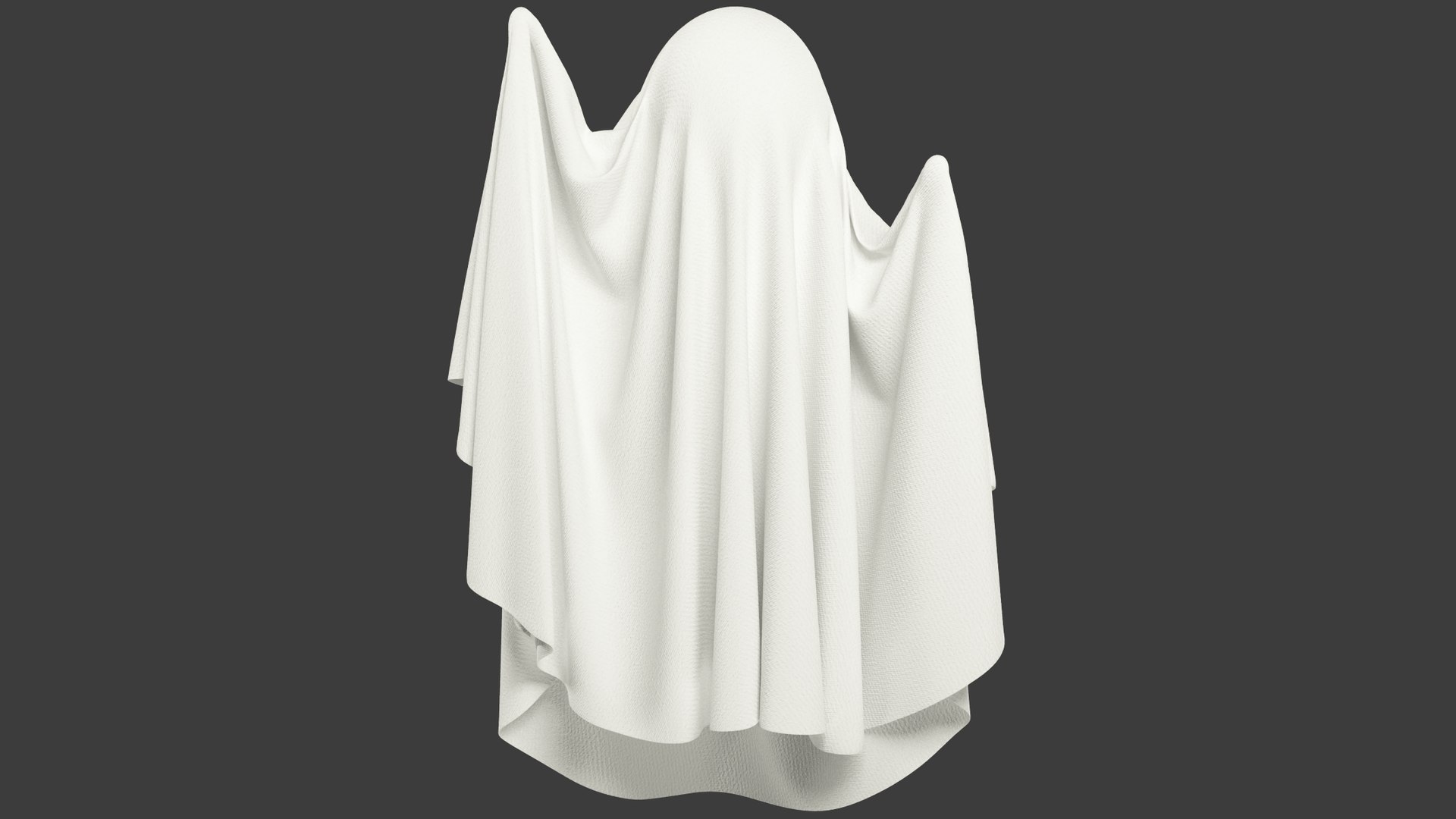 3D Funny Ghost Blank V2 - TurboSquid 1753243