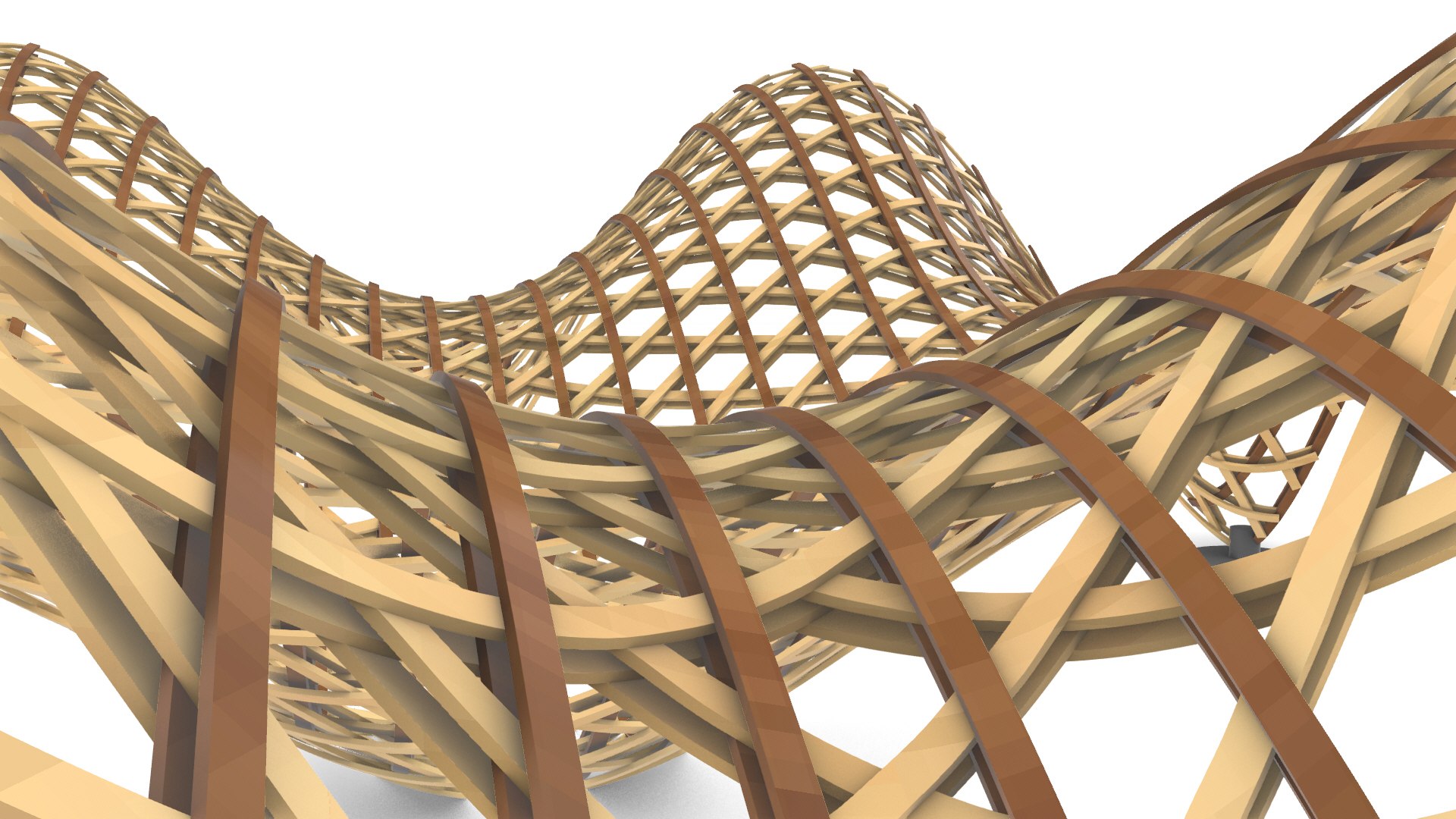 Elastic GridShell Structure 1 3D Model - TurboSquid 2340558