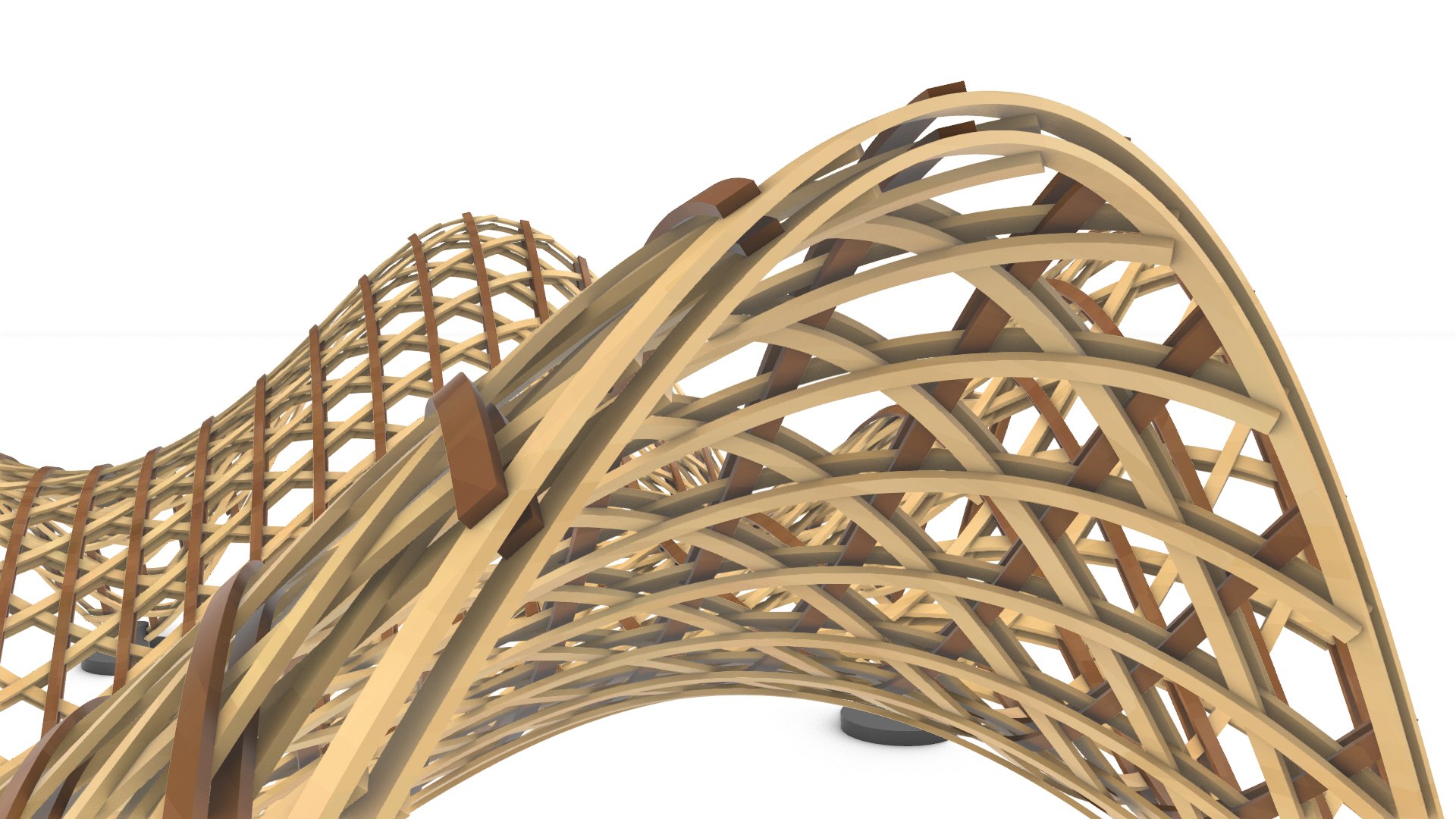 Elastic GridShell Structure 1 3D Model - TurboSquid 2340558