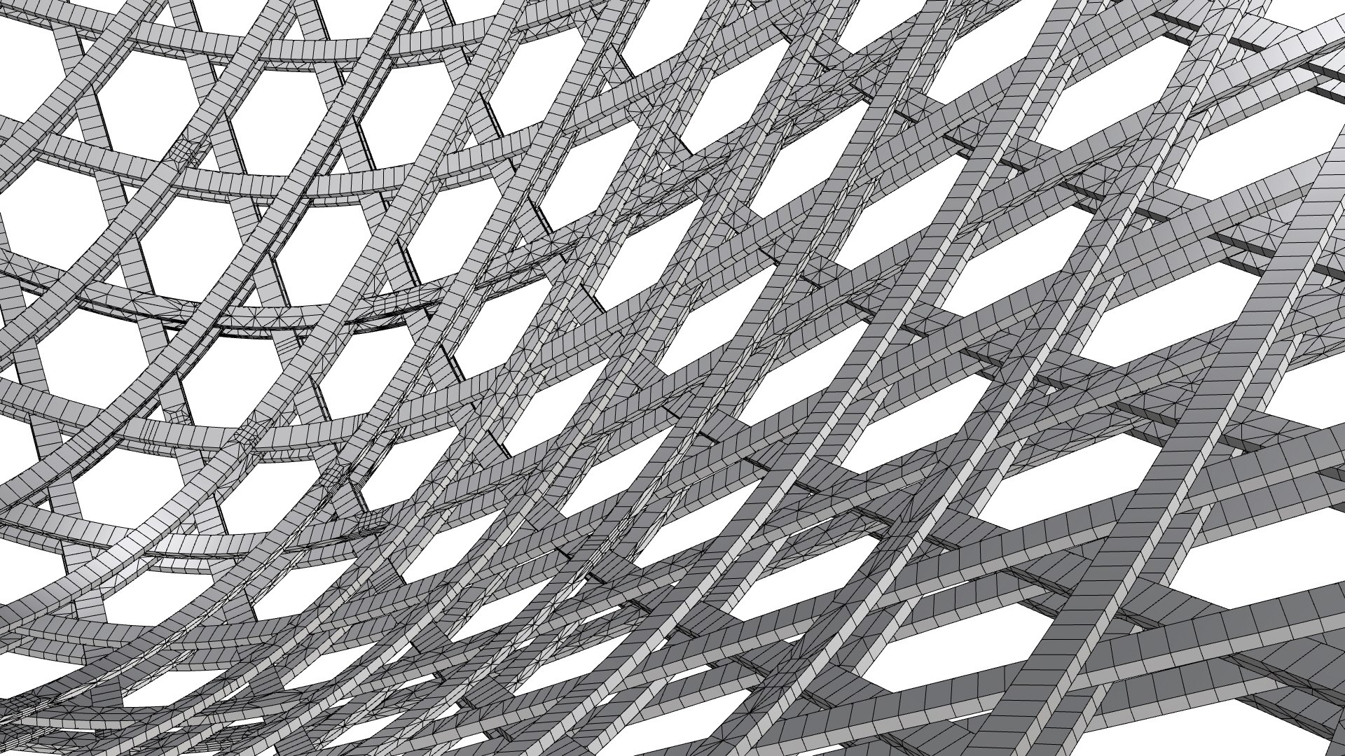 Elastic GridShell Structure 1 3D Model - TurboSquid 2340558