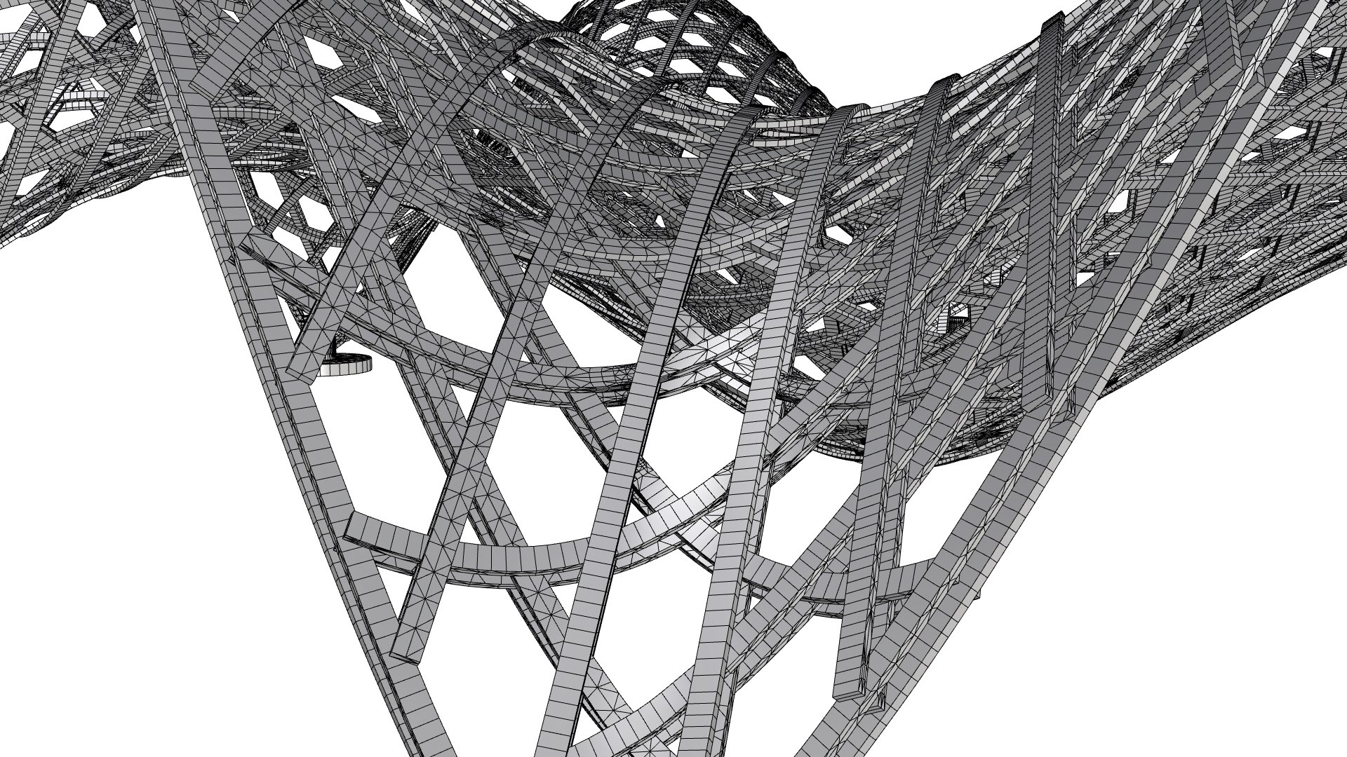 Elastic GridShell Structure 1 3D Model - TurboSquid 2340558