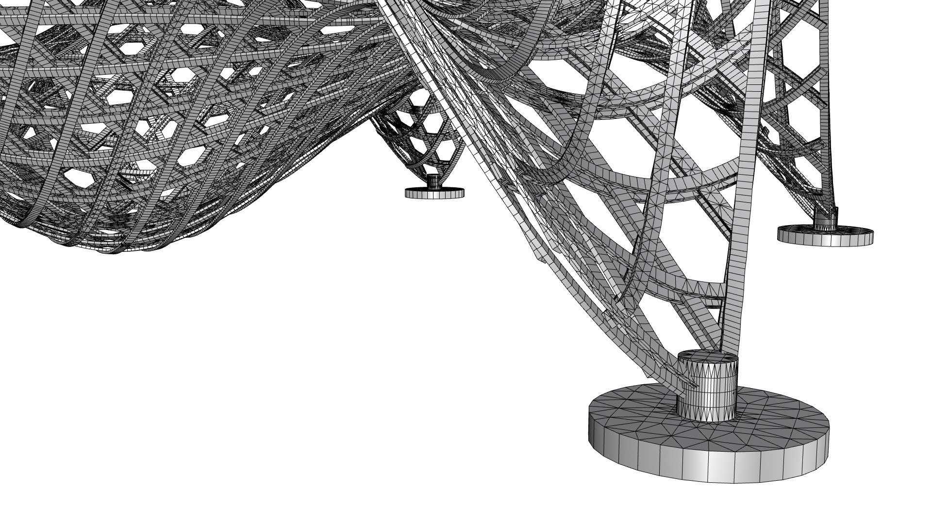 Elastic GridShell Structure 1 3D Model - TurboSquid 2340558