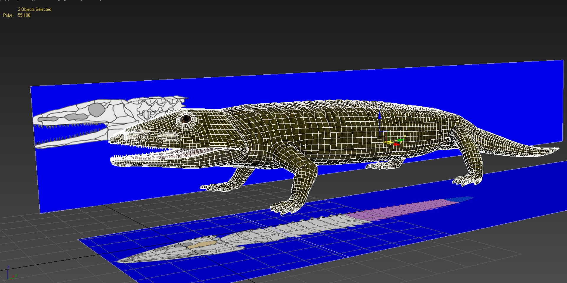 3D Chroniosuchus Paradoxus Model - TurboSquid 1349750