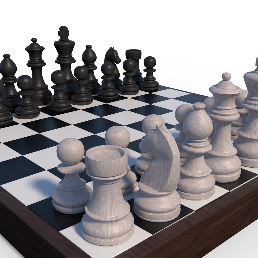 3D Chess Set Model - TurboSquid 2060567