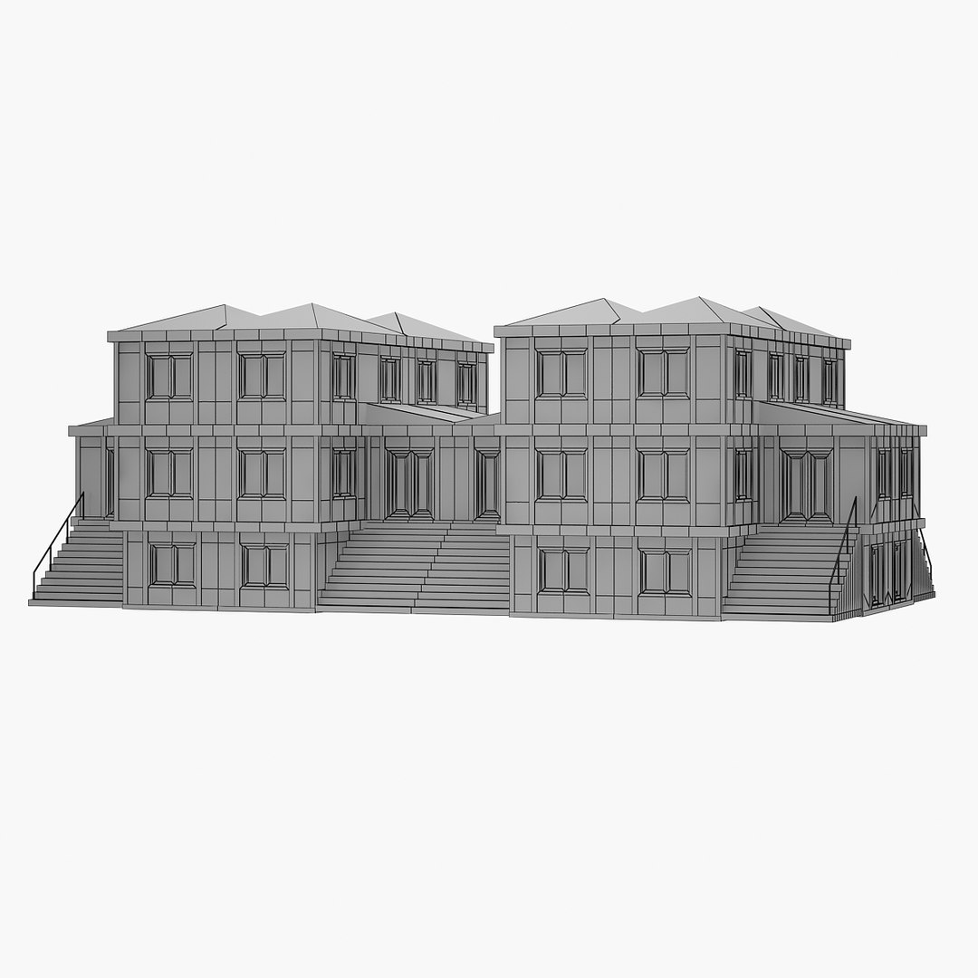 3D Country House 08 Model - TurboSquid 1868134