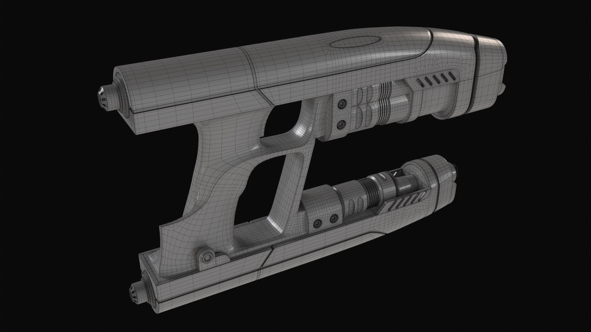 3D Star-Lord Blaster - TurboSquid 2052688