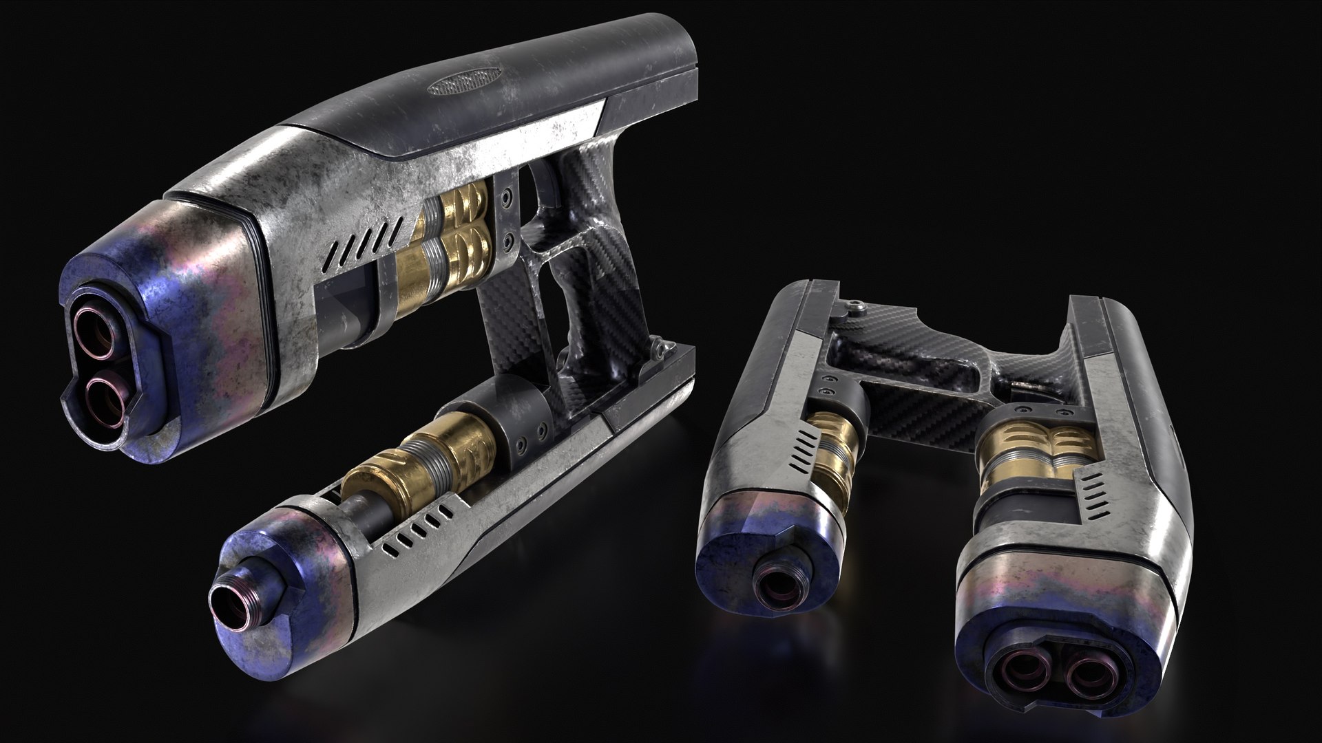 3D Star-Lord Blaster - TurboSquid 2052688