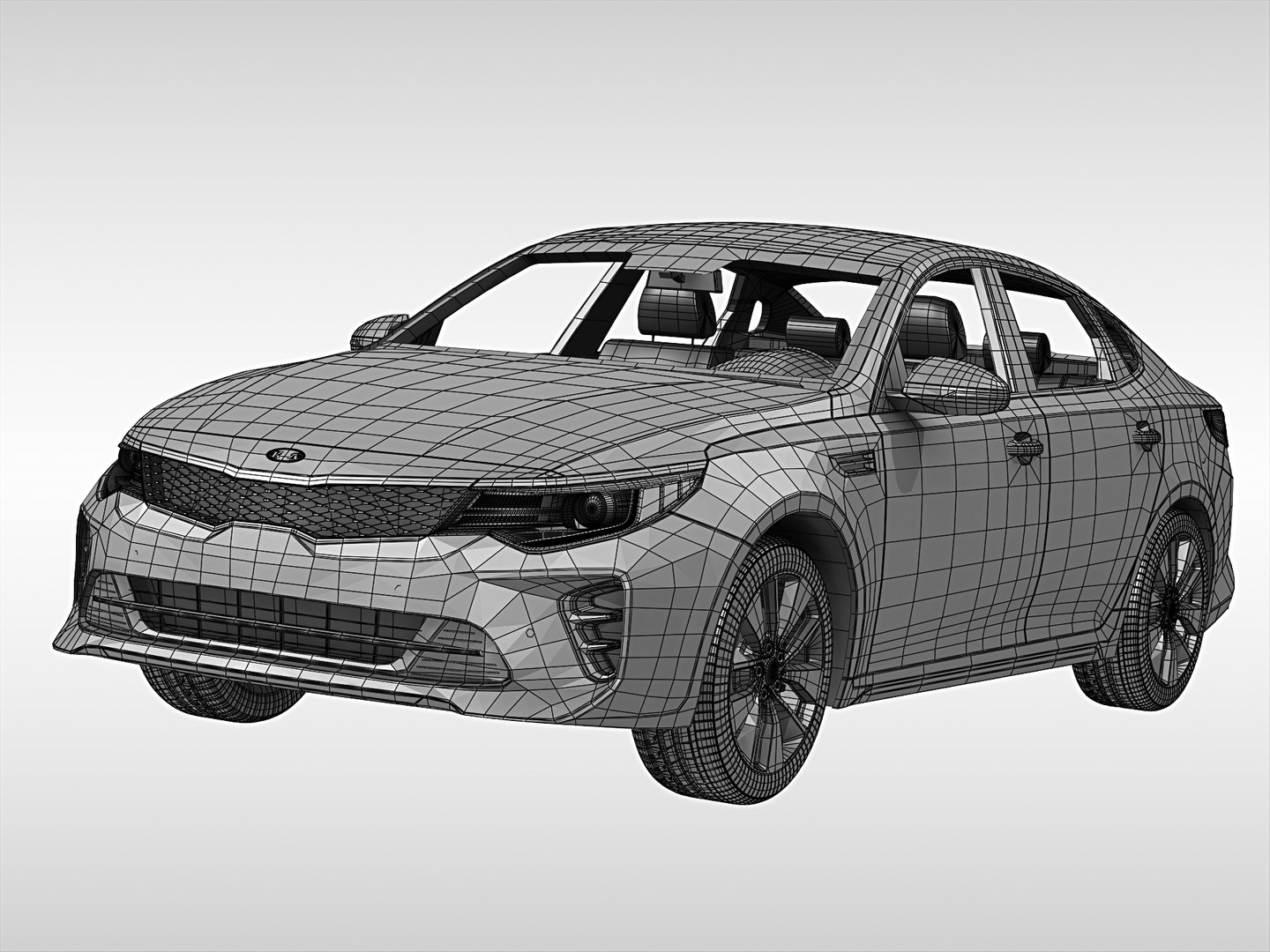 3d Model Kia Car