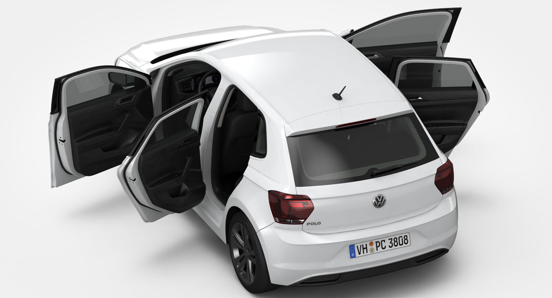 Volkswagen Polo 3D Model - TurboSquid 1405711