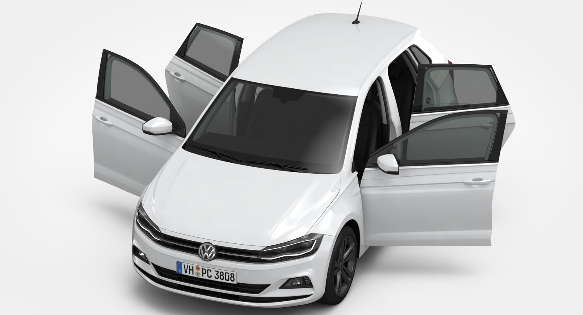 Volkswagen Polo 3D Model - TurboSquid 1405711