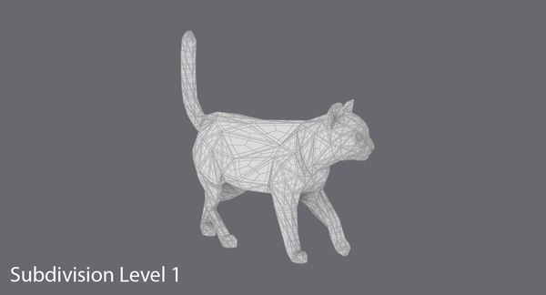 3D model cat---walking - TurboSquid 1224485