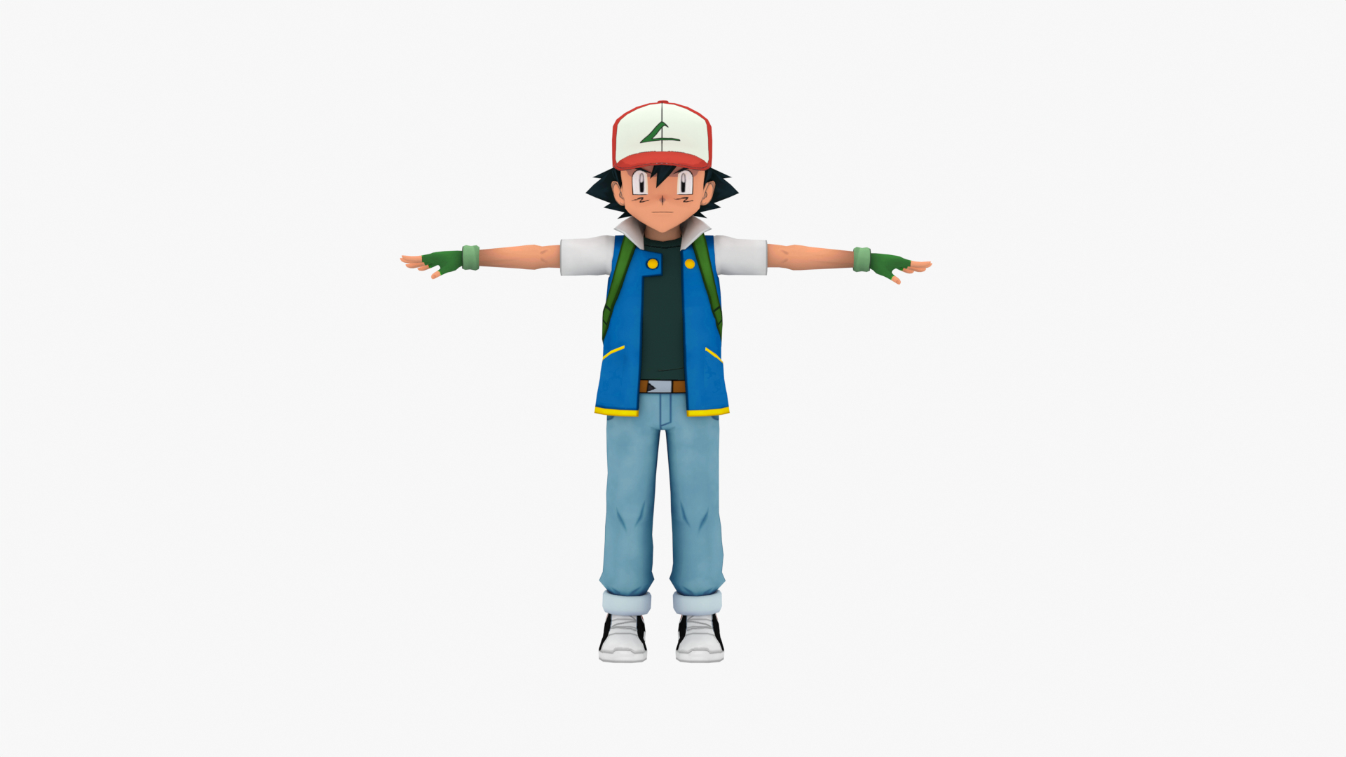 3D Ash Ketchum From Pokemon - TurboSquid 2305962