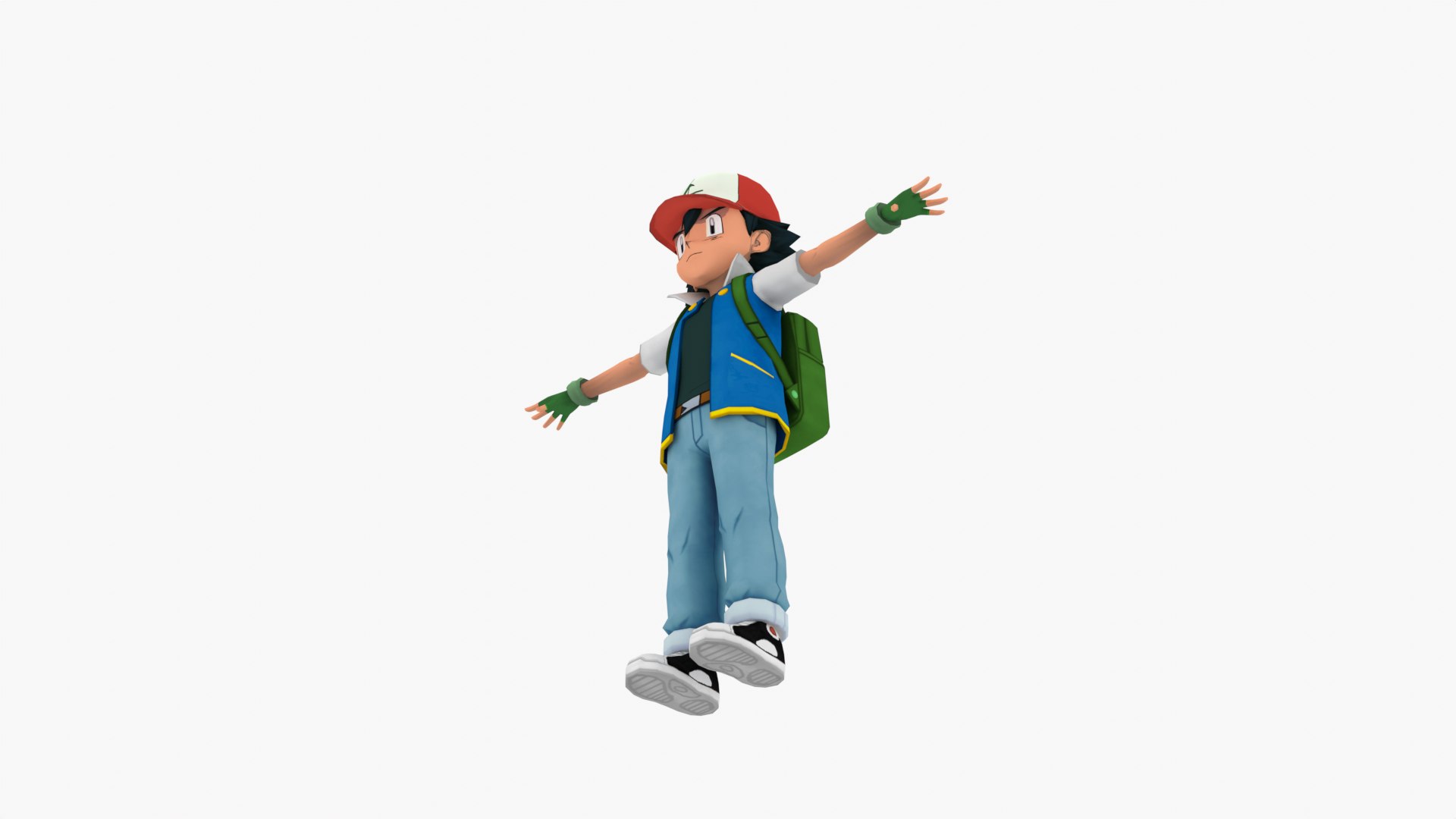 3D Ash Ketchum From Pokemon - TurboSquid 2305962