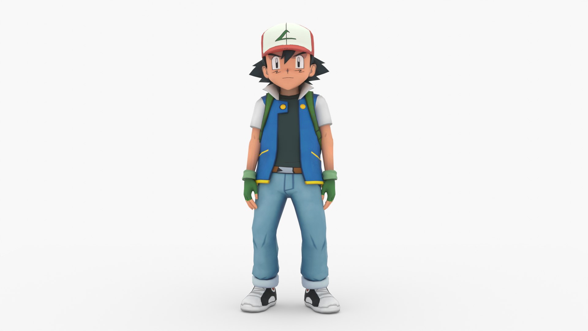 3D Ash Ketchum From Pokemon - TurboSquid 2305962