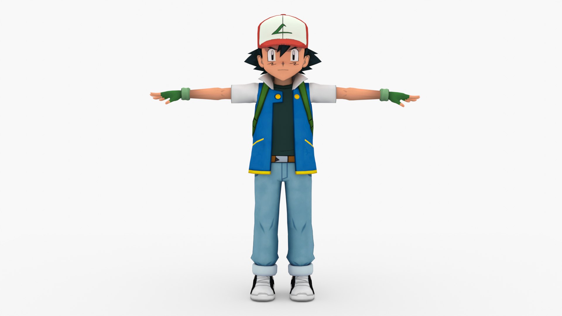 3D Ash Ketchum From Pokemon - TurboSquid 2305962