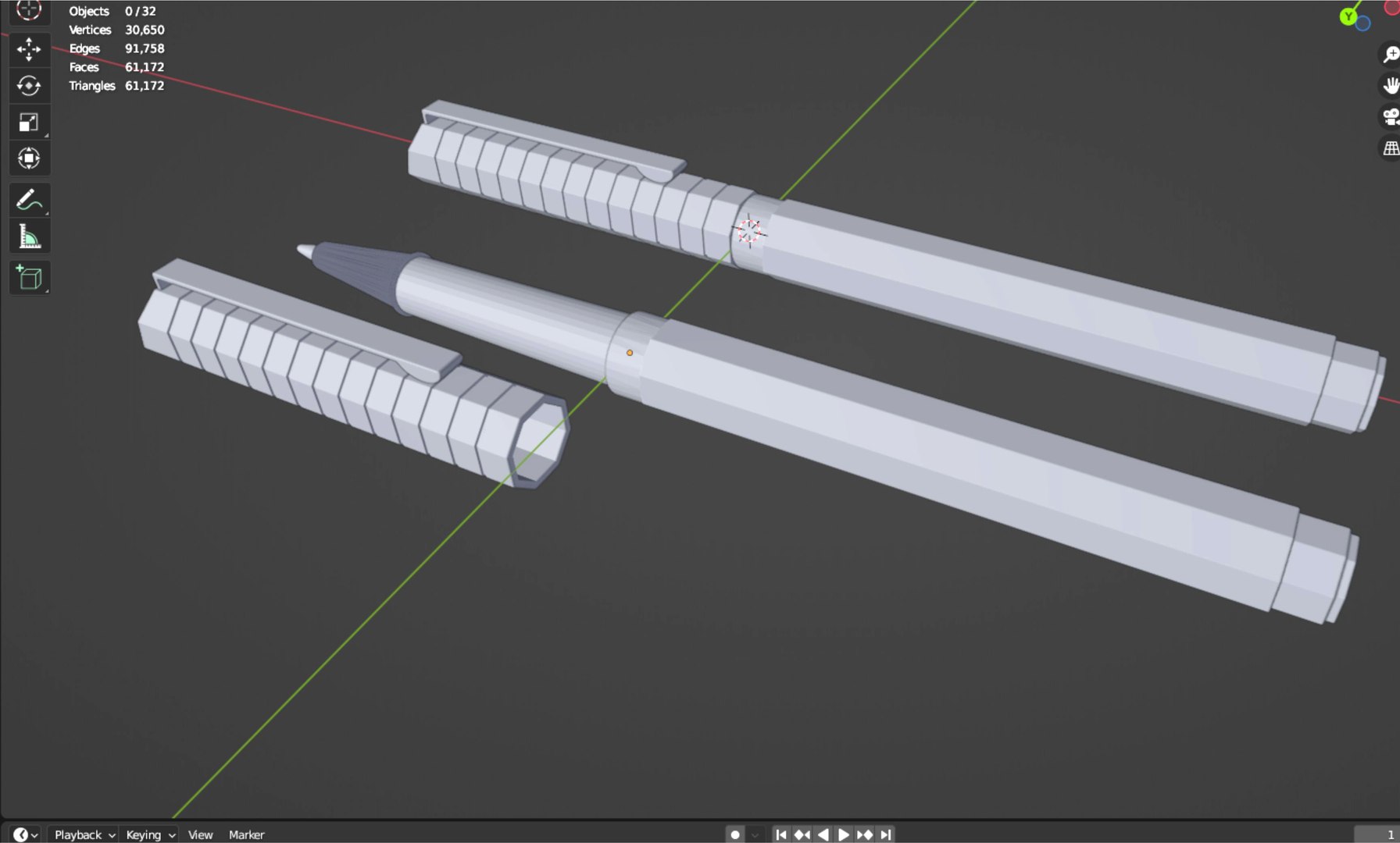 Luxury Pen 3D model - TurboSquid 2117685