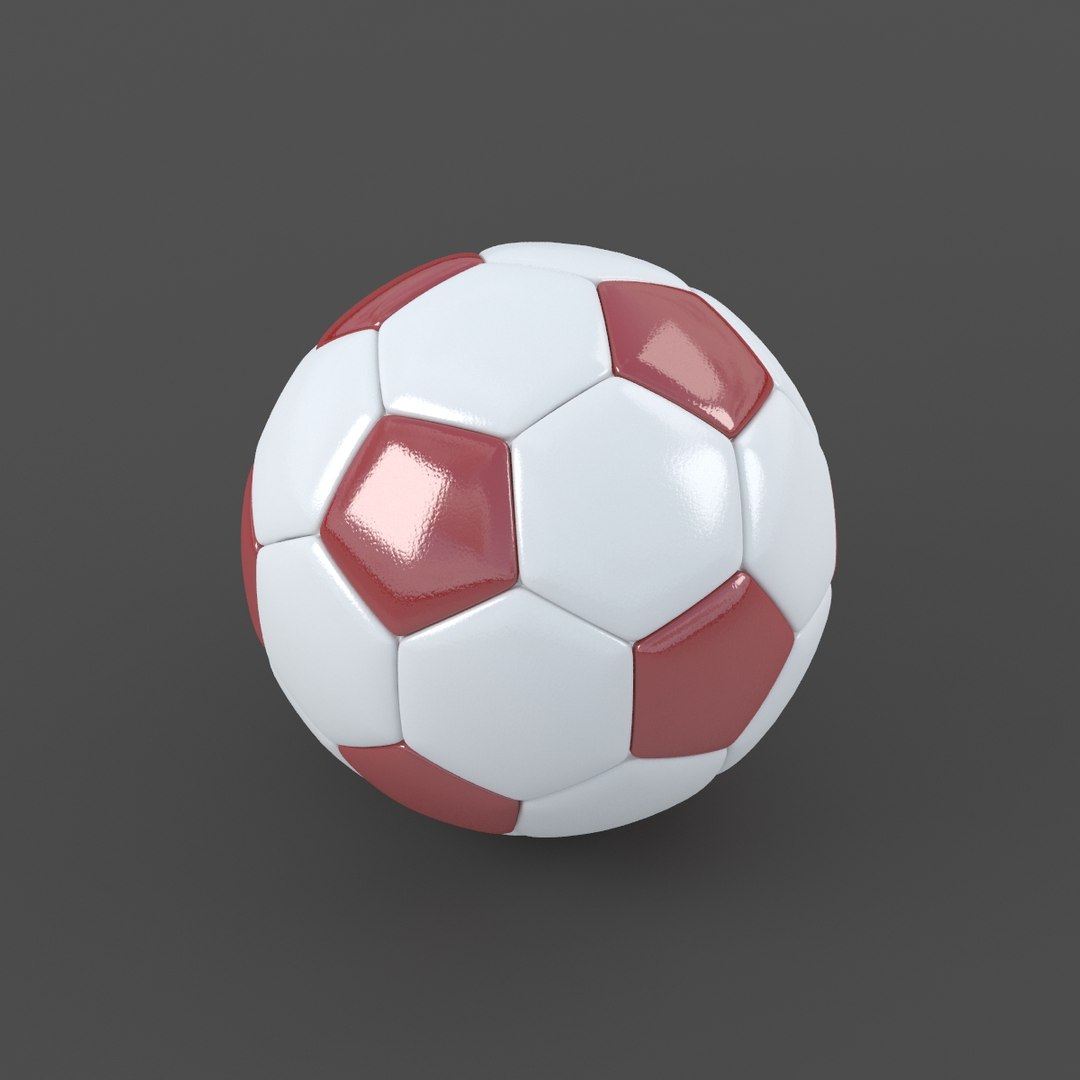3d Soccer Ball Model