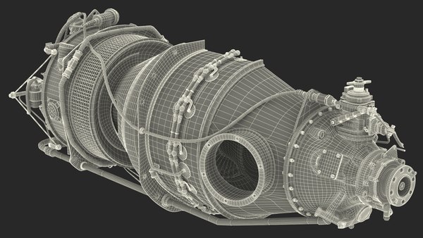 항공기 엔진 캐나다 PT6 단면형 3D 모델 - TurboSquid 2078085