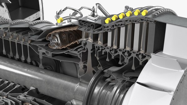 Aircraft Engine Canada PT6 Sectioned3D模型 - TurboSquid 2078085
