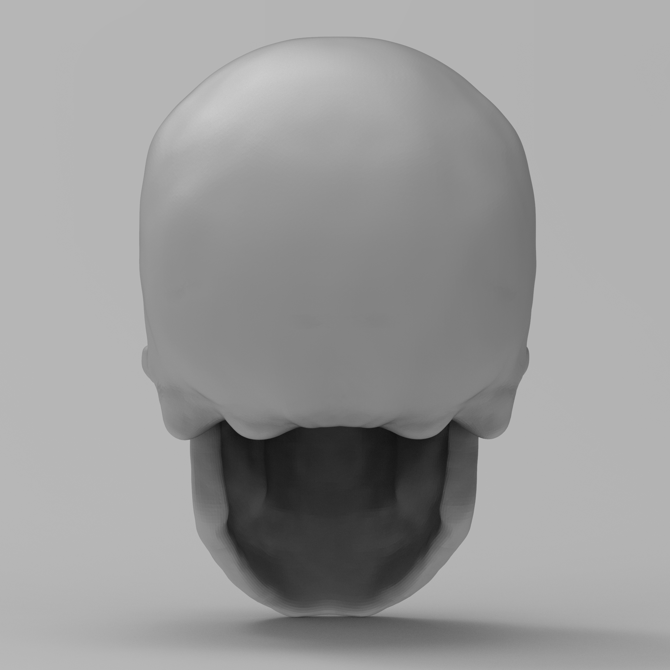 Simple Human Skull - Solid obj 3D model - TurboSquid 1721864