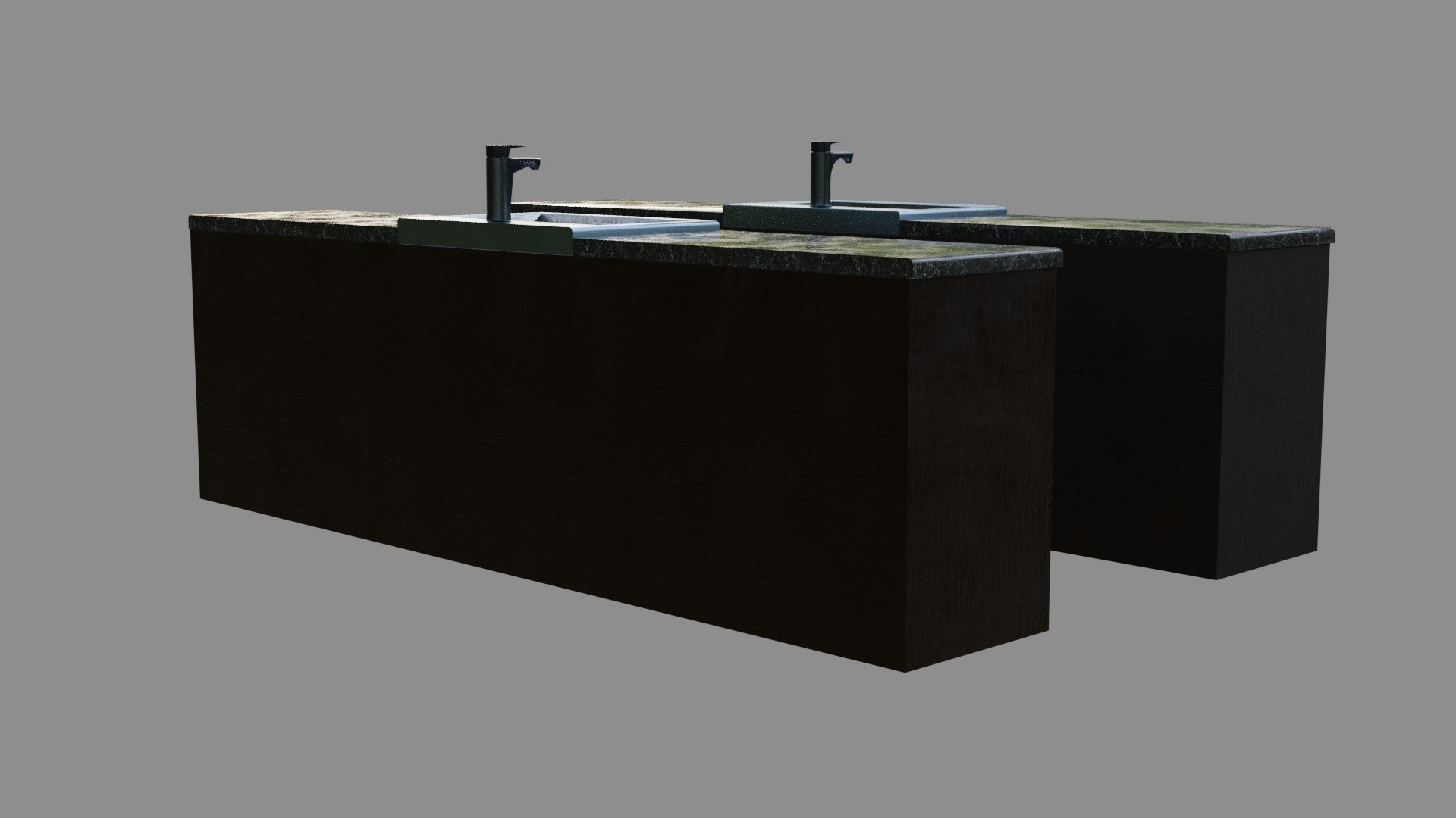 Sink With Cabinet - Low And High Poly 3D Model - TurboSquid 1839991