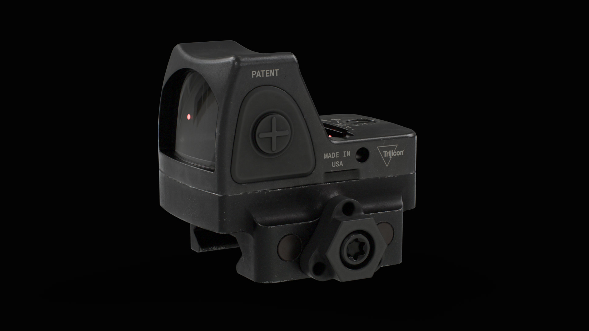 Trijicon RMR Adjustable LED And 45 Degree Mount 3D Model - TurboSquid ...