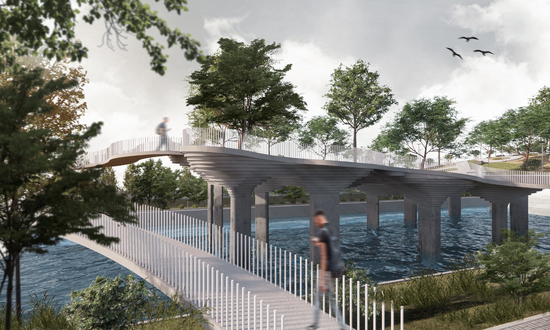 3d River Park Project 3D Model - TurboSquid 2269820