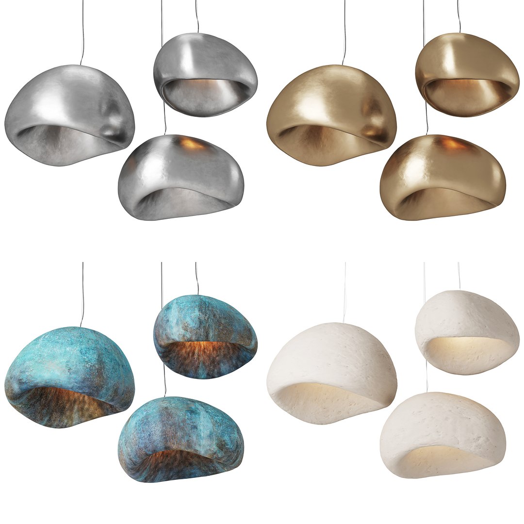 3D KHMARA By Makhno Product Collection Of Pendant Lights - TurboSquid ...