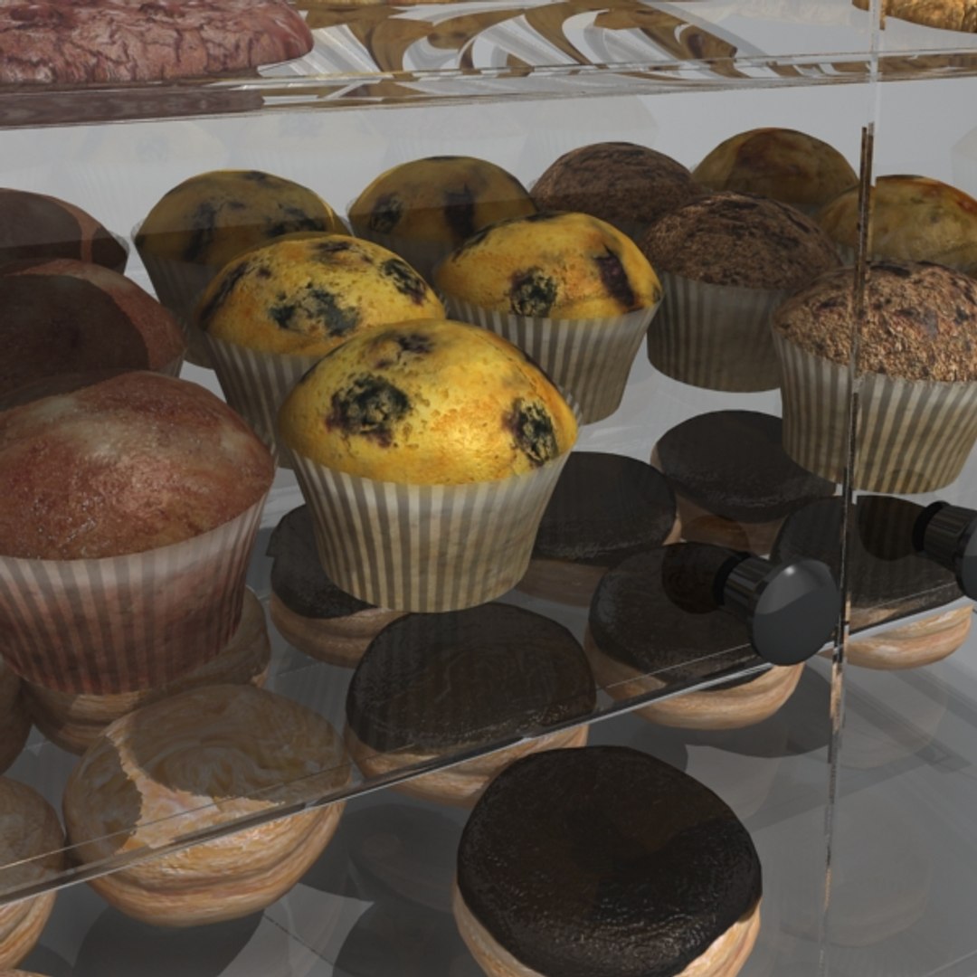 Pastry Case 3d Model