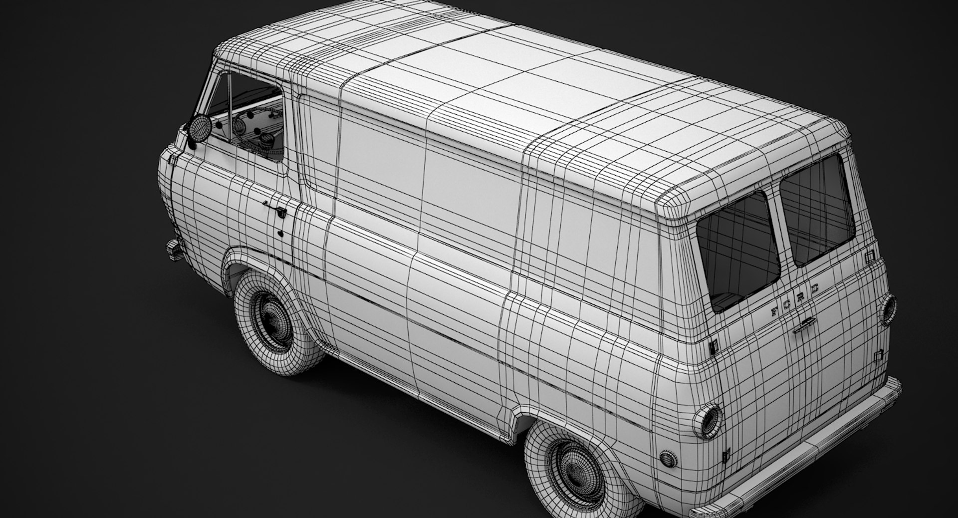 3D Econoline E-100 1961 Model - TurboSquid 1431447