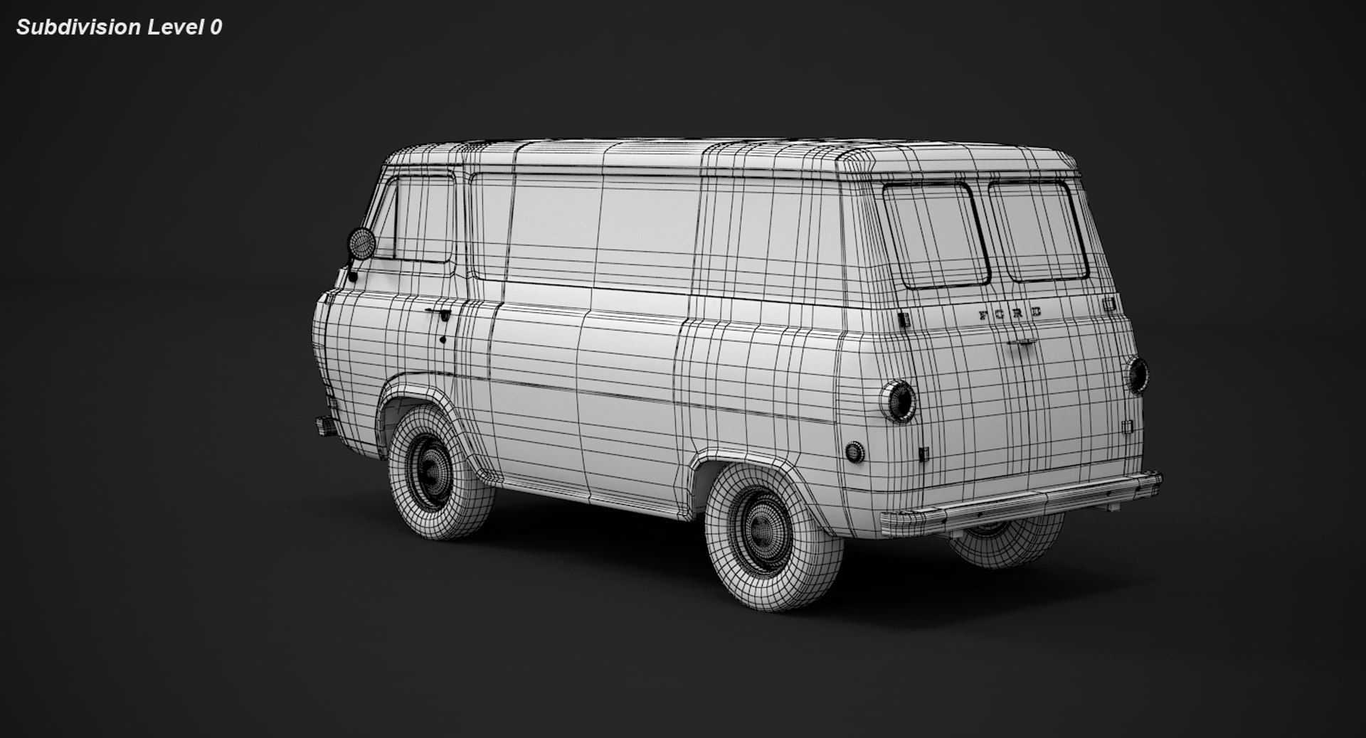 3D Econoline E-100 1961 Model - TurboSquid 1431447