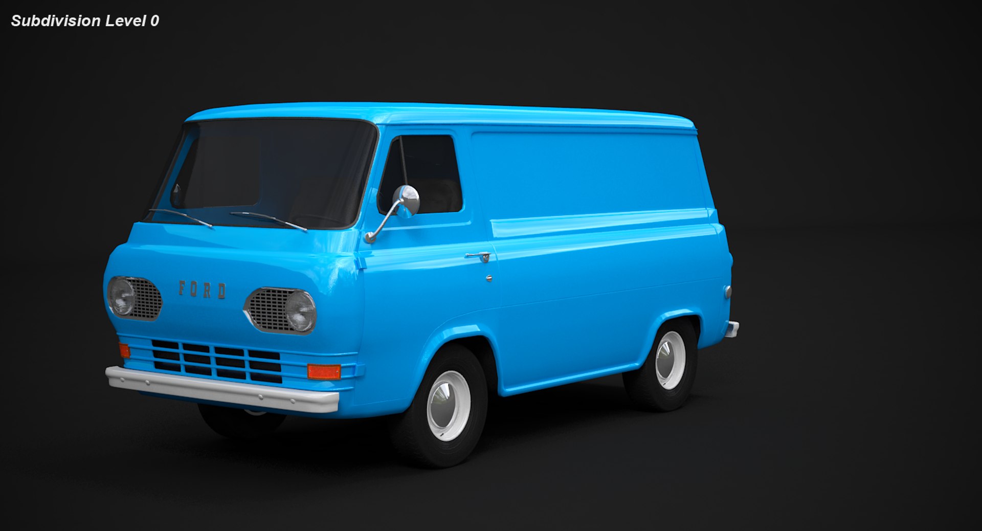 3D Econoline E-100 1961 Model - TurboSquid 1431447