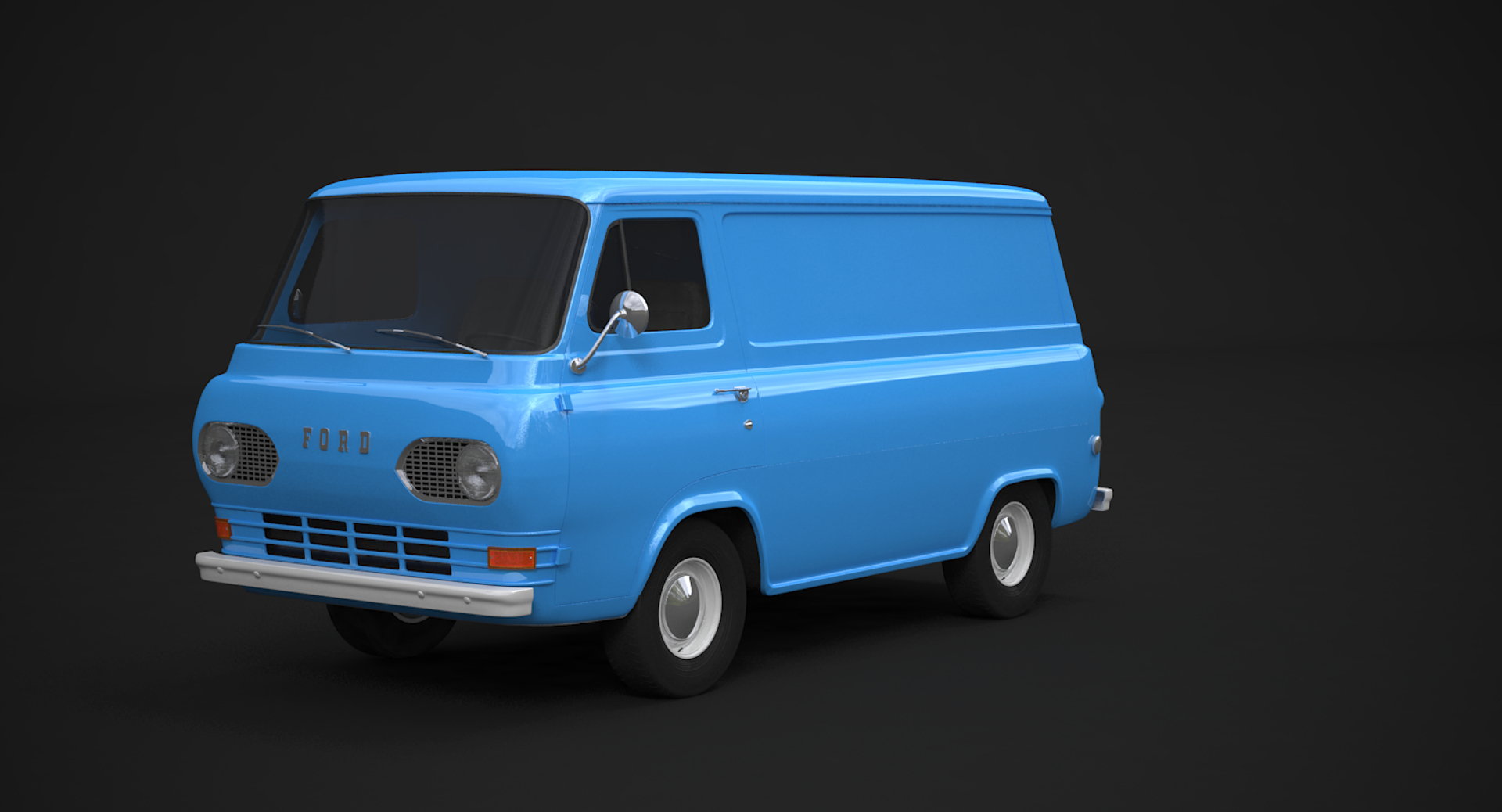 3D Econoline E-100 1961 Model - TurboSquid 1431447