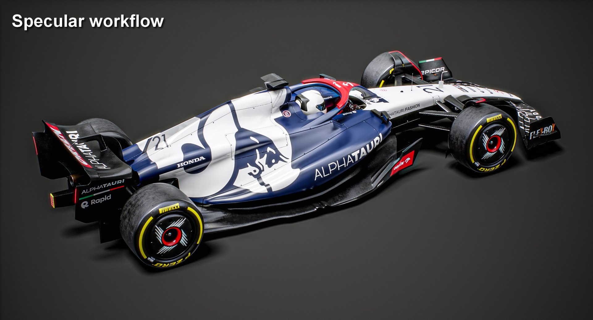 3D Scuderia AlphaTauri AT04 F1 Team Season 2023 - TurboSquid 2045697