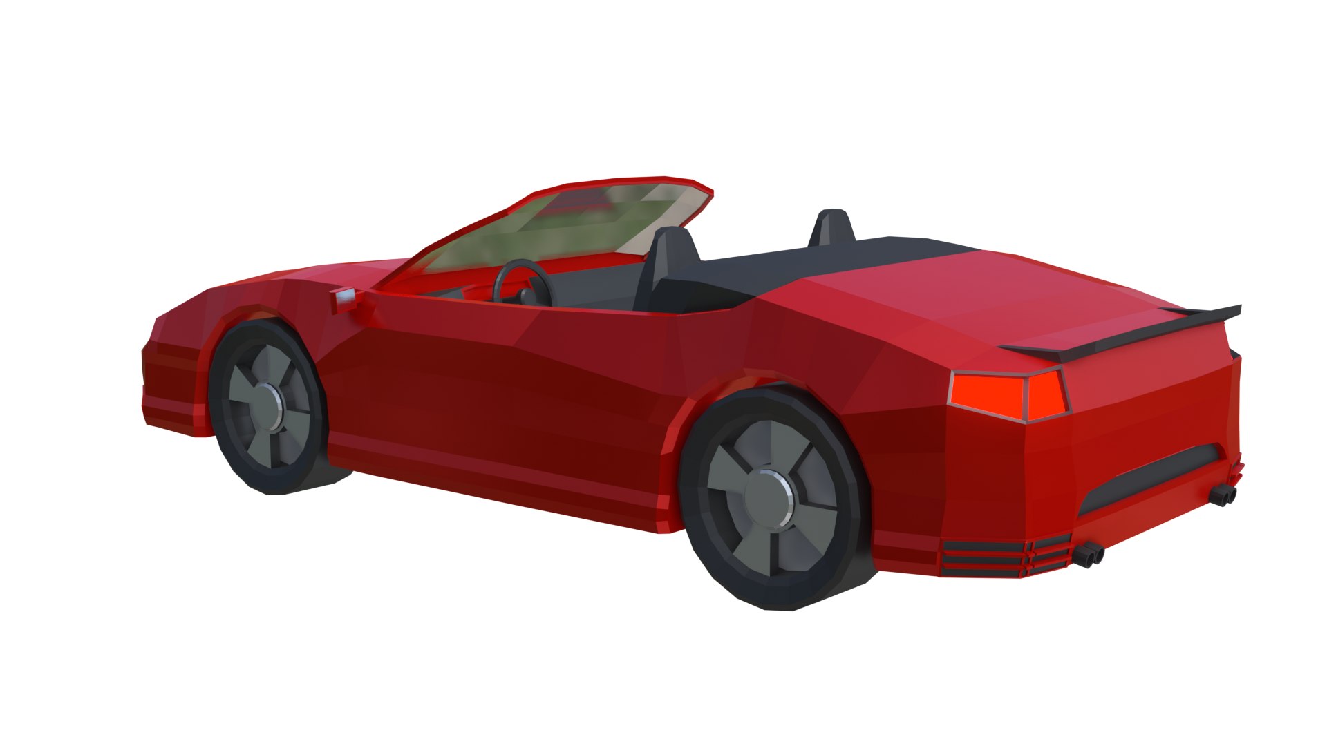 Low Poly Car Model - TurboSquid 1933957