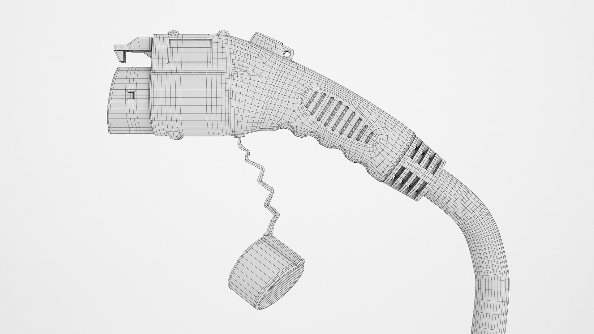 3D Ev Charging Plug Model - TurboSquid 1710020