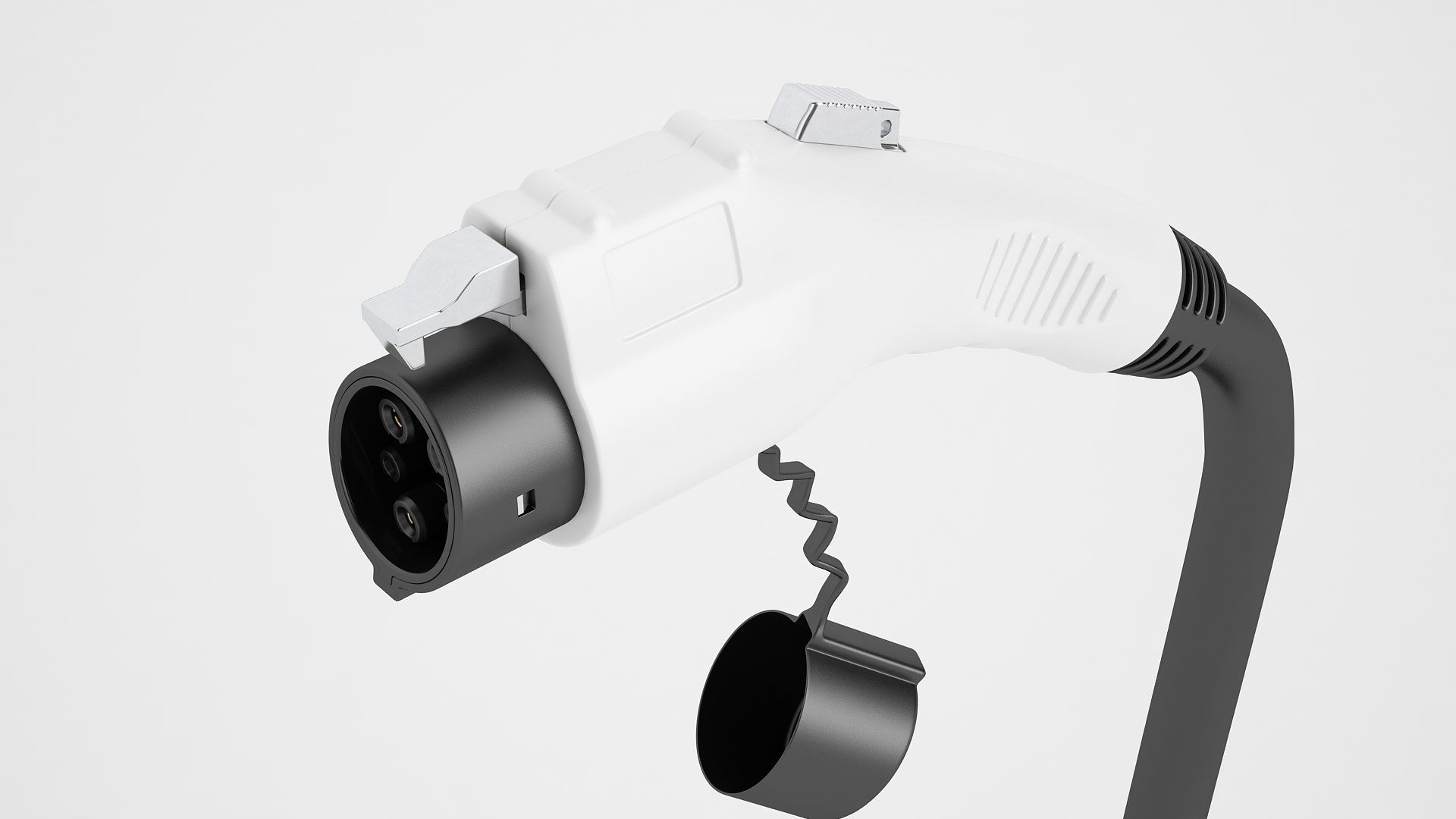 3D Ev Charging Plug Model - TurboSquid 1710020
