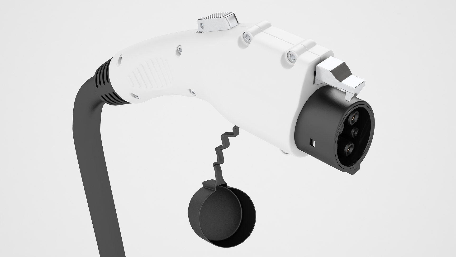 3D Ev Charging Plug Model - TurboSquid 1710020